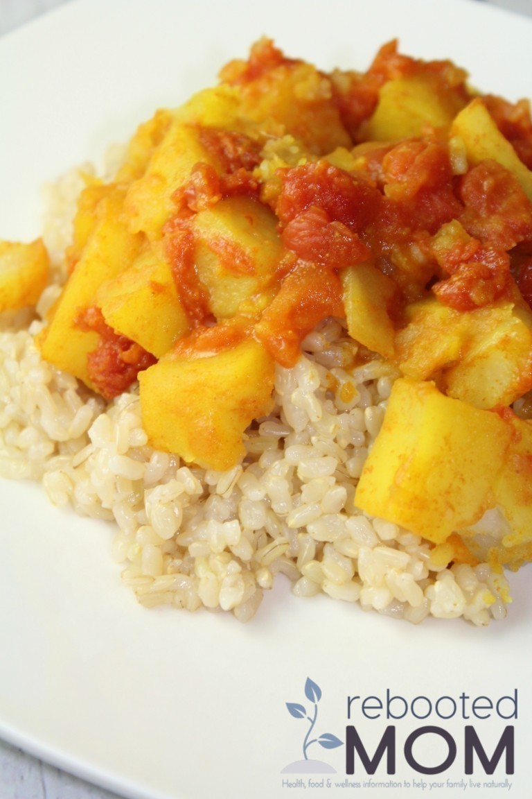 Instant Pot Curried Potatoes