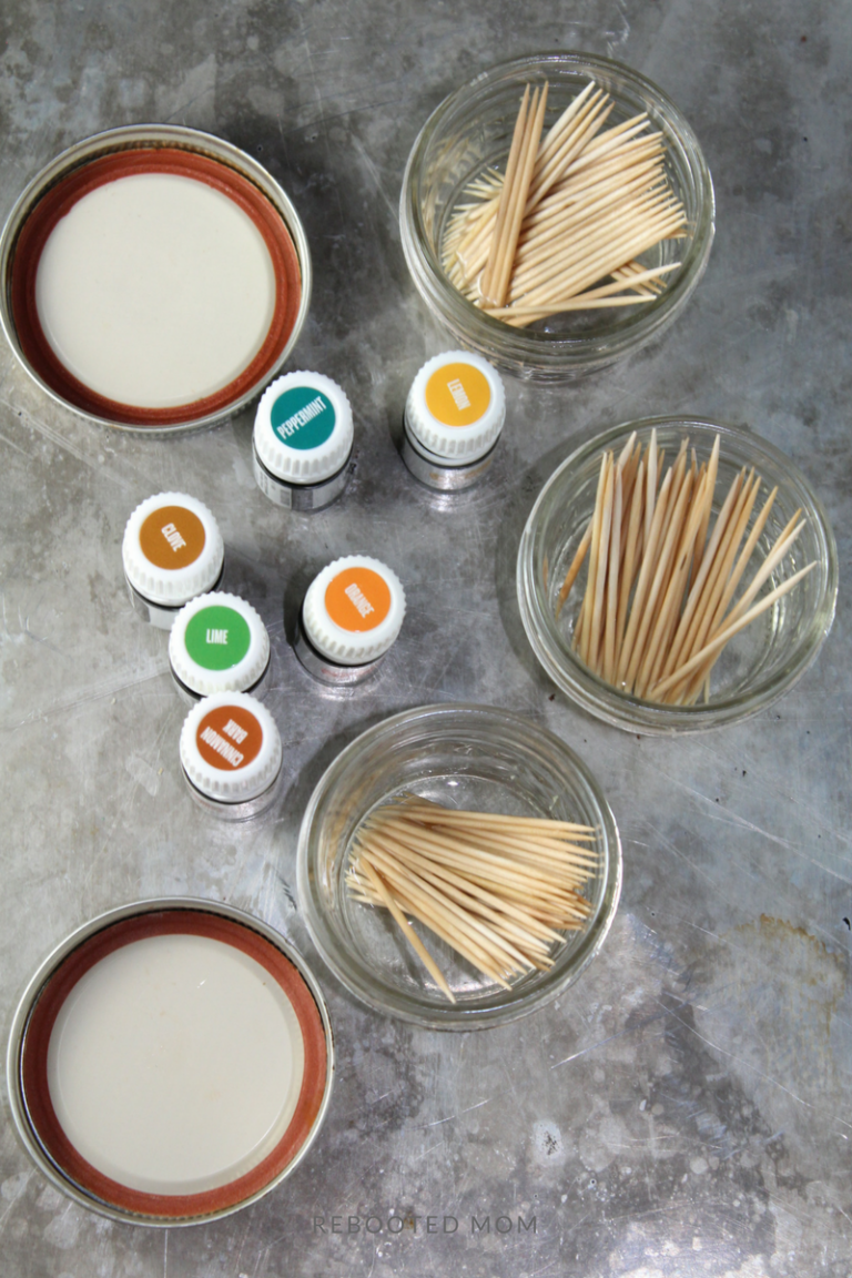 Flavored Toothpicks with Essential Oils
