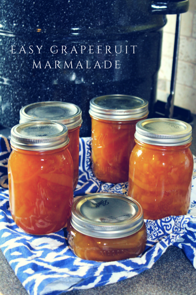 Easy Grapefruit Marmalade