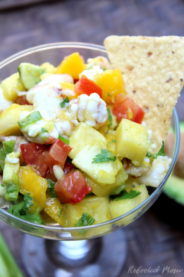 Mango Shrimp Ceviche with Avocado