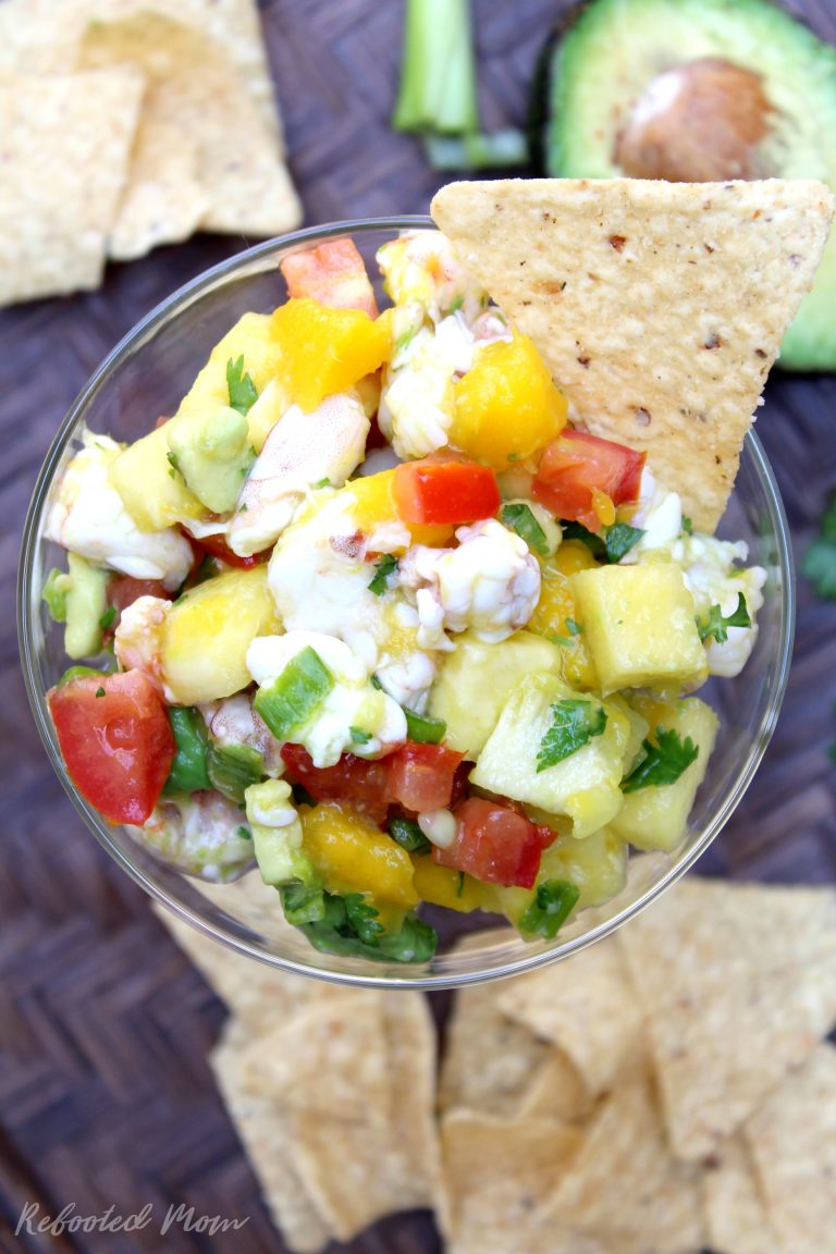 Mango Shrimp Ceviche with Avocado