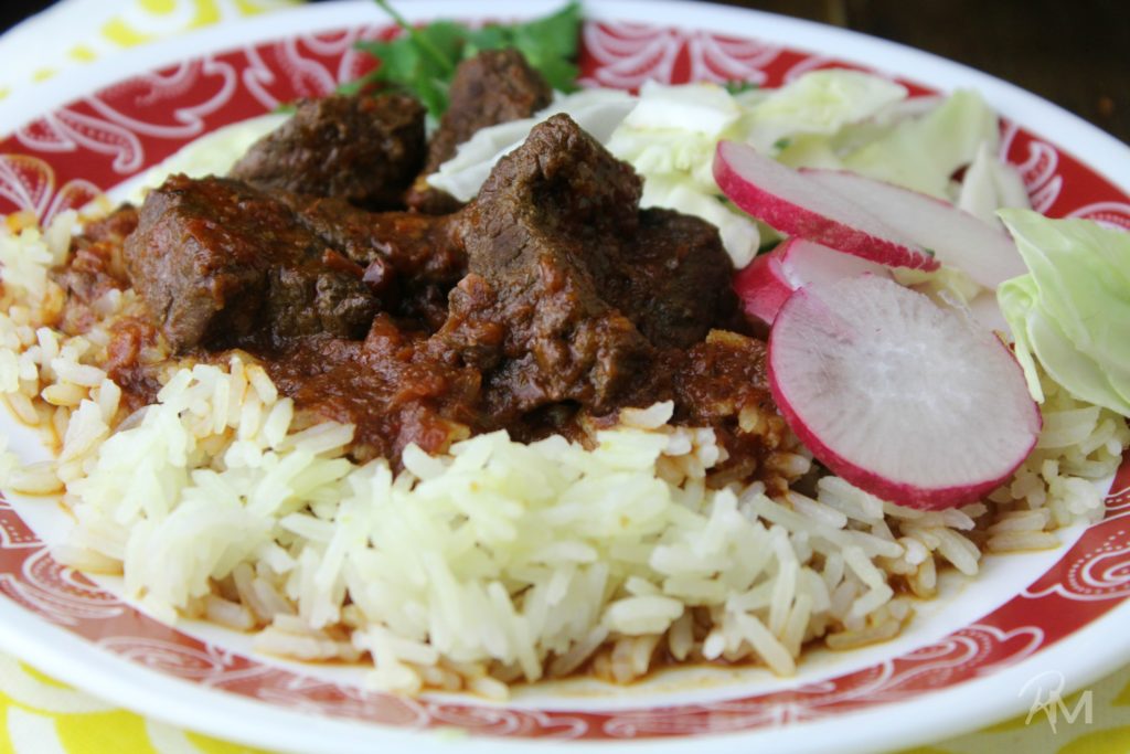 Carne con Chile Rojo (Beef and Red Chile)
