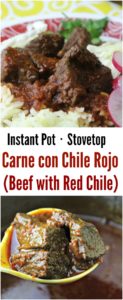 Carne con Chile Rojo (Beef and Red Chile)