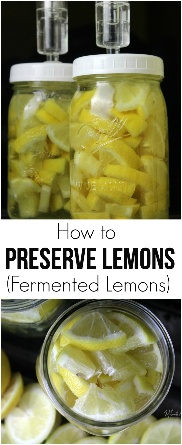 How to Preserve Lemons (Fermented Lemons) - Rebooted Mom