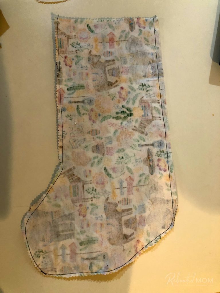 Easy 10 Minute Christmas Stocking Pattern