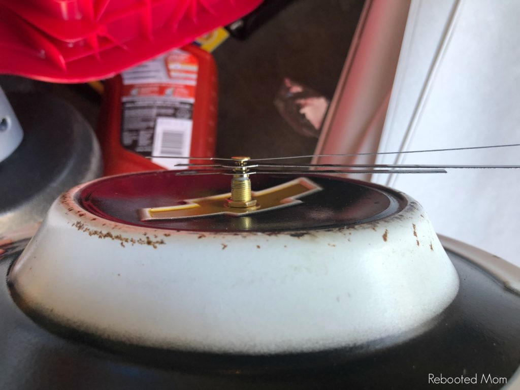 Upcycled Hubcap Clock