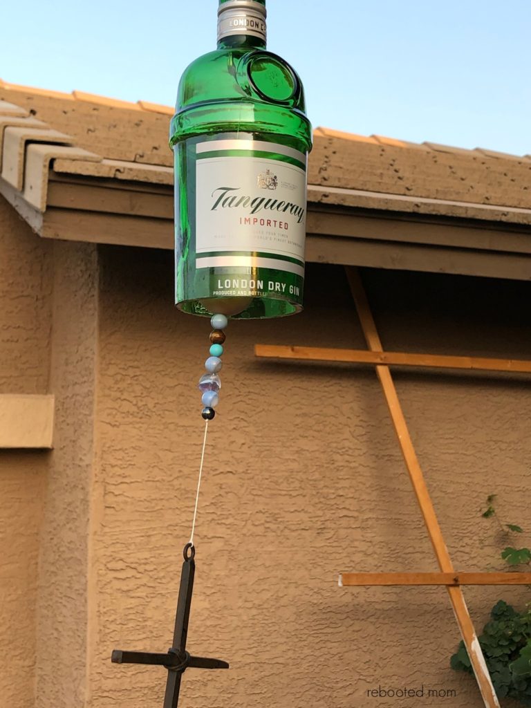 Liquor Bottle Wind Chime