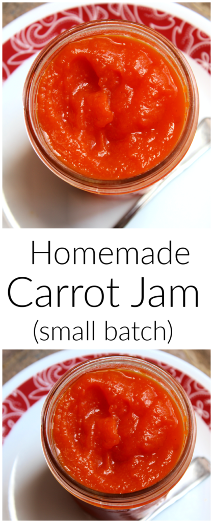 Homemade Carrot Jam – Small Batch Recipe