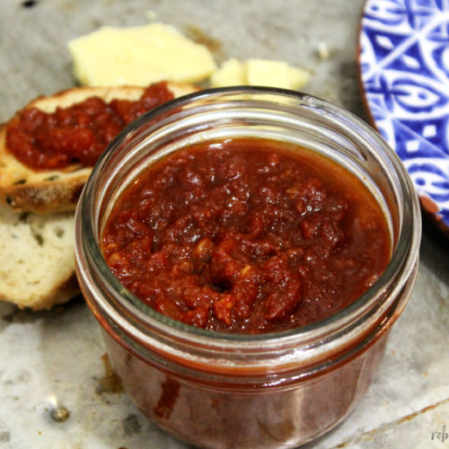 Sweet and Spicy Chorizo Jam