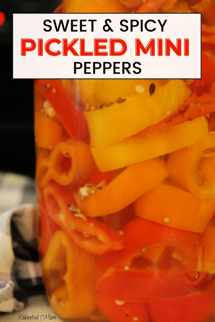 Sweet and Spicy Pickled Mini Peppers