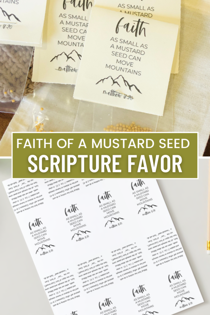 Faith as Small as a Mustard Seed Can Move Mountains Scripture Favor
